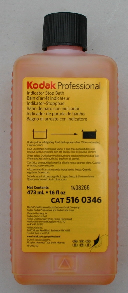Dg 16Oz Kodak Indicator B & W Stop Bath X 12 Bottles – Bay Park Photos