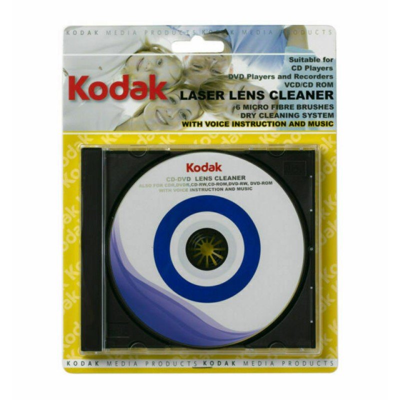 Kodak Media Dvd/Cd Laser Lens Cleaner Disc – Bay Park Photos