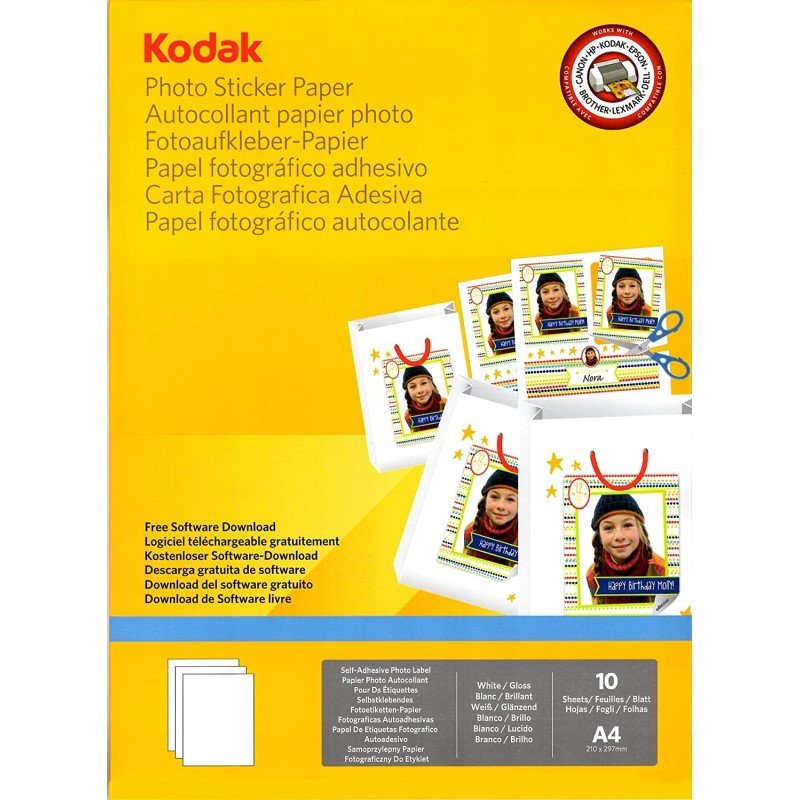 Kodak Photo Stickers 10 Sheets – Bay Park Photos